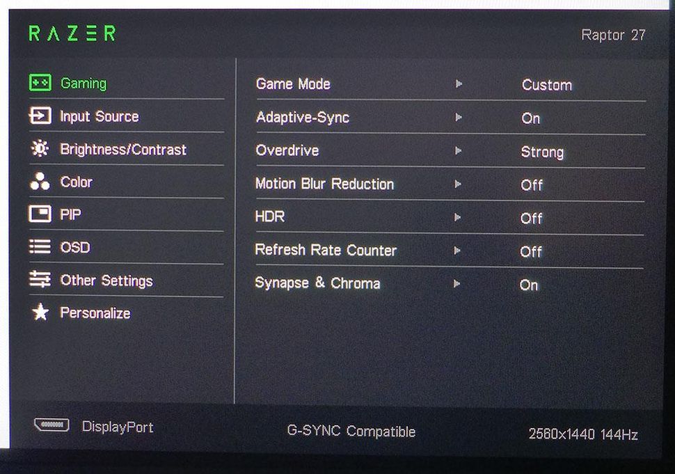 Razer Raptor 27 Review: Best-Looking Gaming Monitor | Tom's Hardware