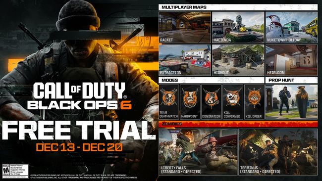 The Call of Duty: Black Ops 6 free trial is now live, here are the game modes you can try ...