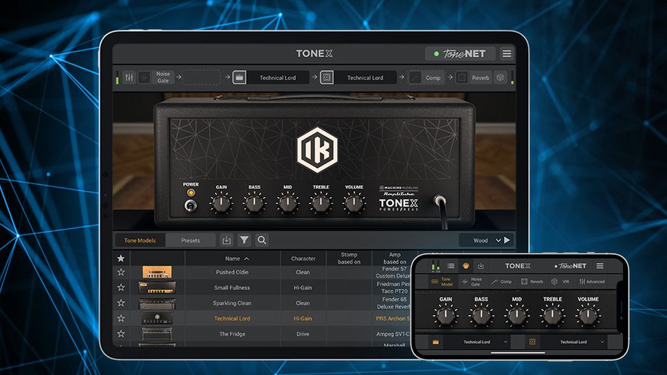 AmpliTube TONEX app for iPhone and iPad offers up to 30 free tone ...
