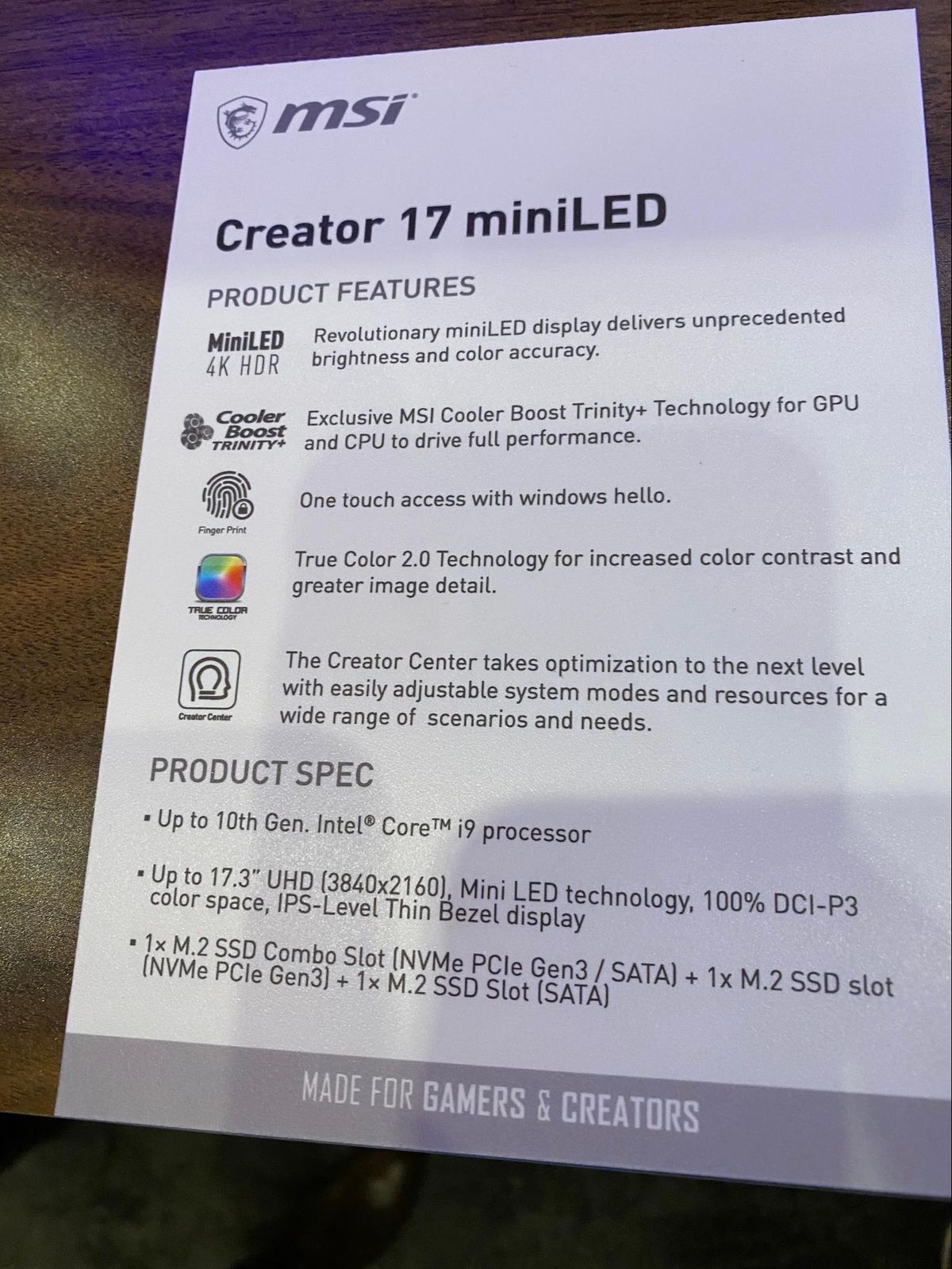 MSI Put a MiniLED Display in a Laptop | Tom's Hardware