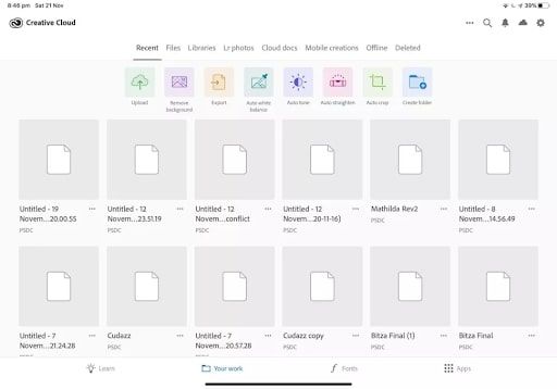 Adobe Creative Cloud cloud storage review | Tom's Guide