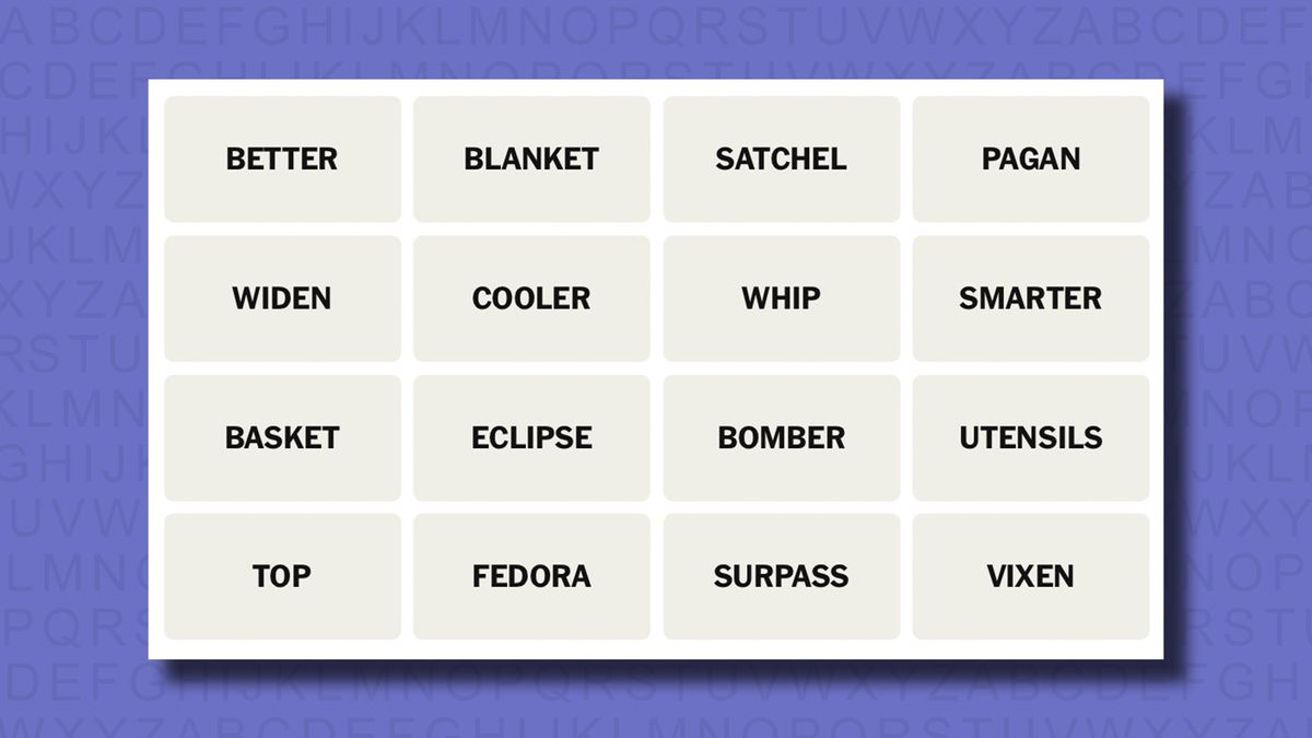 NYT Connections today — my hints and answers for Thursday, January 23 ...