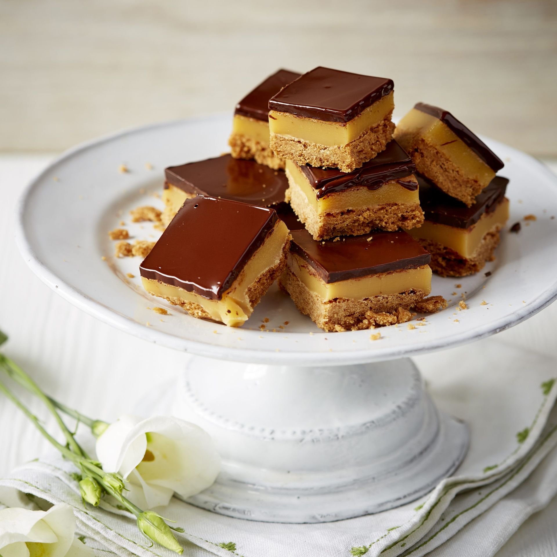Millionaire's Shortbread With Salted Caramel | Dessert Recipes | Woman ...