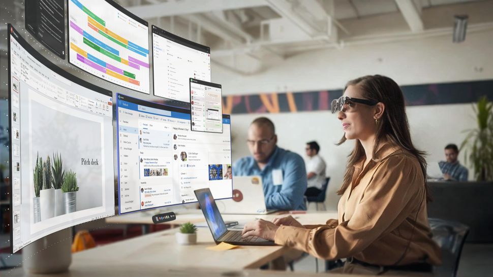 This Spacetop and AR glasses combo turns your Windows machine into a ...