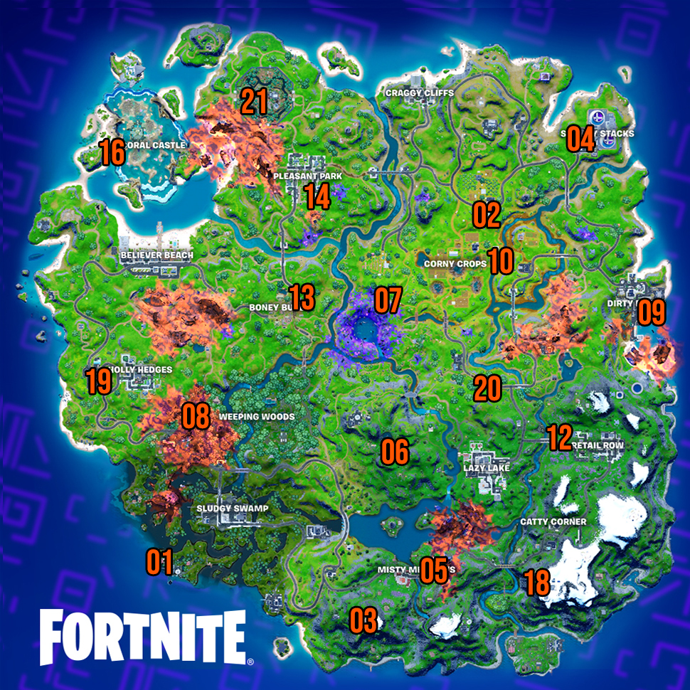 Fortnite Characters -lokationer - hvordan man taler med karakterer og ...