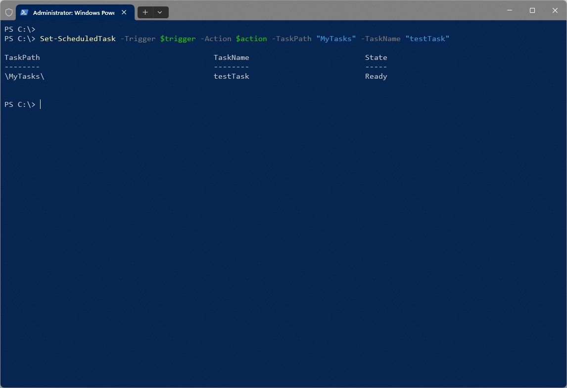 How to create scheduled tasks with PowerShell on Windows 10 | Windows ...
