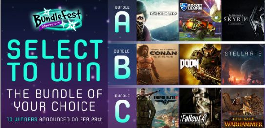 Win a Steam bundle of your choice with Bundle Stars' Bundlefest | PC Gamer