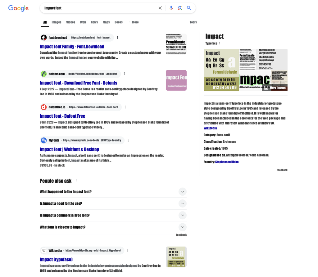 You must type Comic Sans into Google right now | Creative Bloq