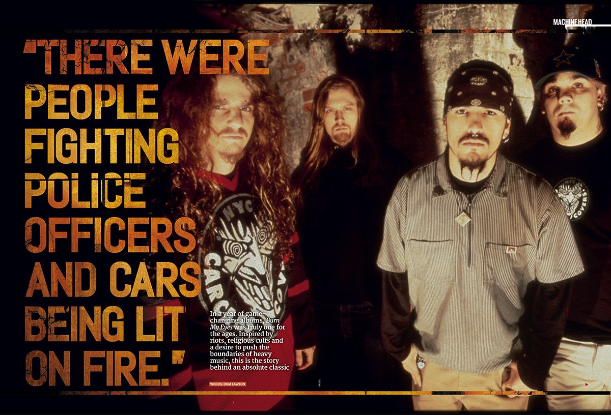 Get nostalgic for the 90s with Machine Head in the new issue of Metal ...