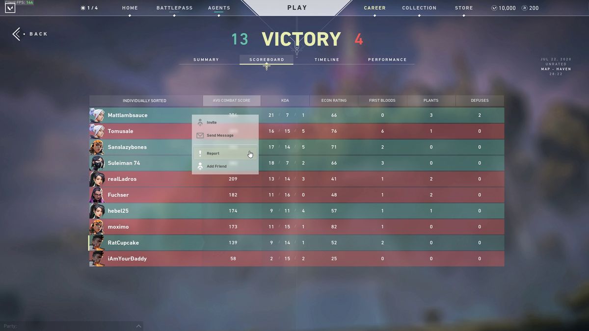 How to report players in Valorant | PC Gamer