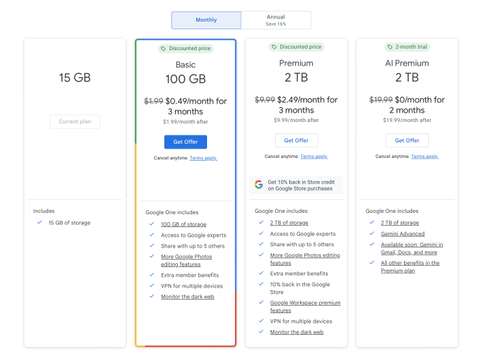 Google One limits access to Gemini Advanced on your family plan ...