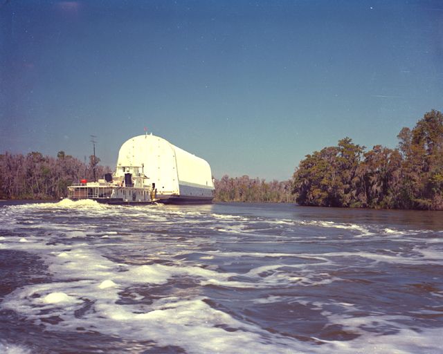 Space History Photo: Rocket Barge on the Pearl River | Space