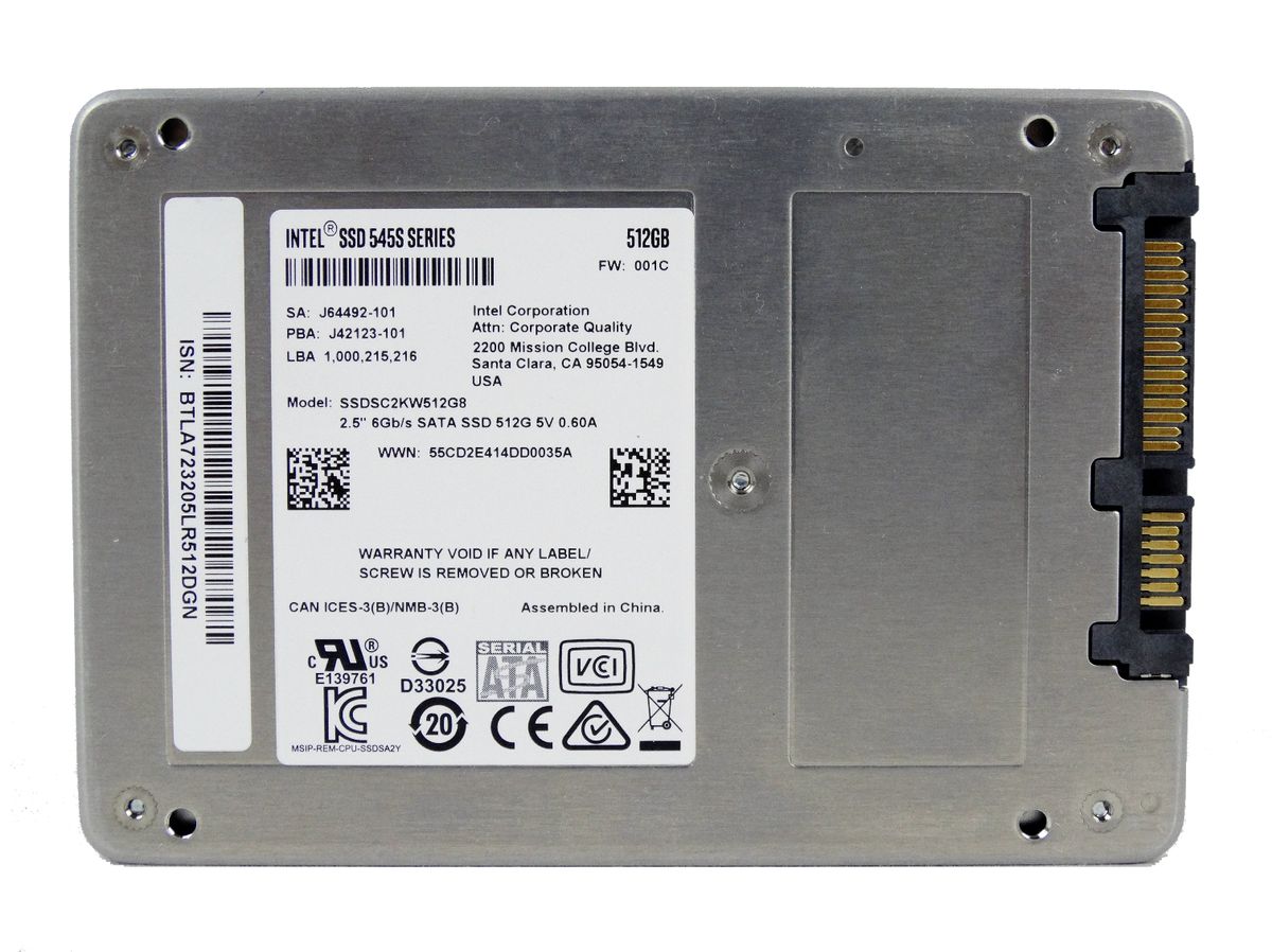Intel SSD 545s Series Review - Tom's Hardware | Tom's Hardware
