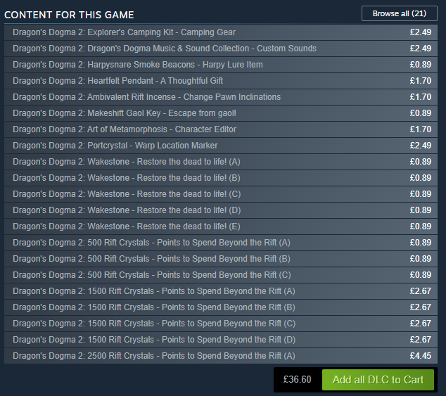 The Dragon's Dogma 2 microtransactions are real and bafflingly silly ...