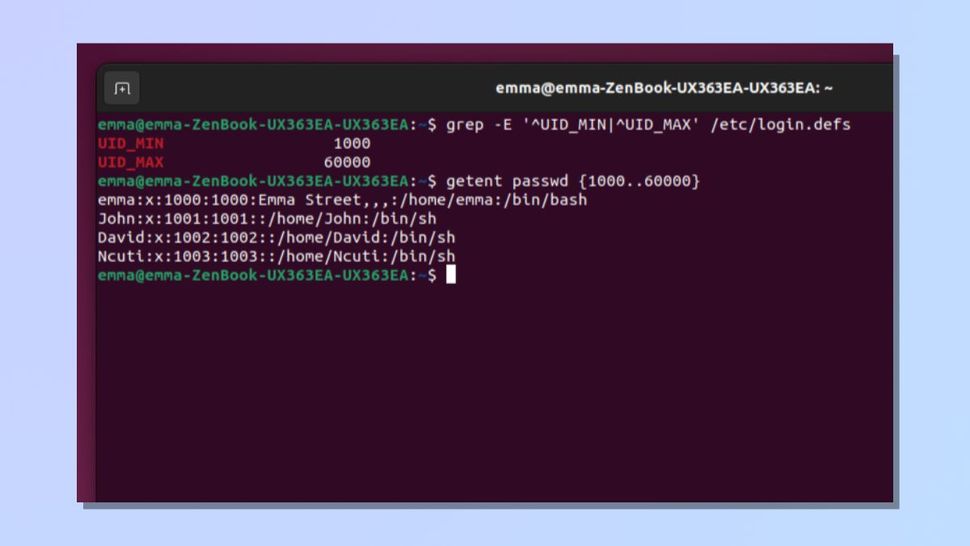 How to list users in Linux | Tom's Guide
