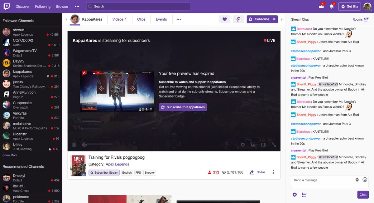Twitch's new 'Subscriber Streams' are just like regular streams, but ...