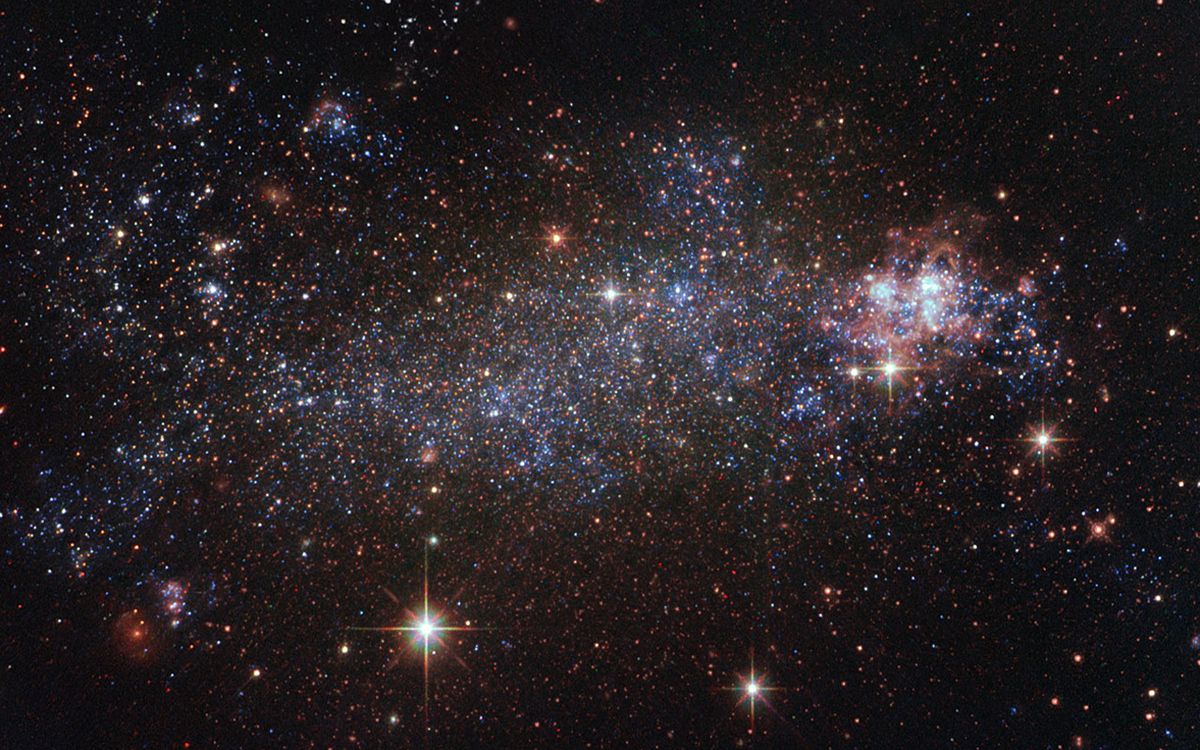 Rebel Without A Configuration: A Beautiful, Messy Galaxy Wallpaper | Space
