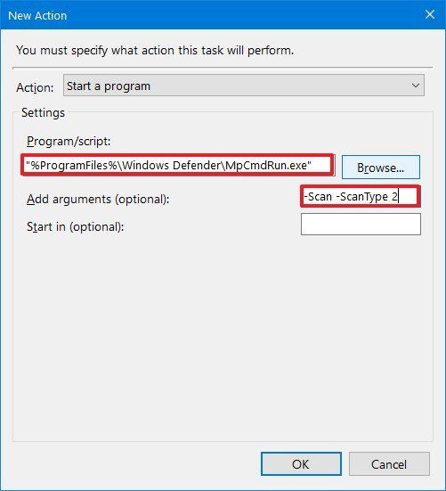 How to schedule a Windows Defender Antivirus scan on Windows 10 ...
