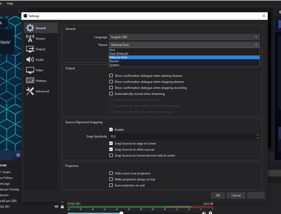 How to change the theme in OBS Studio | Windows Central