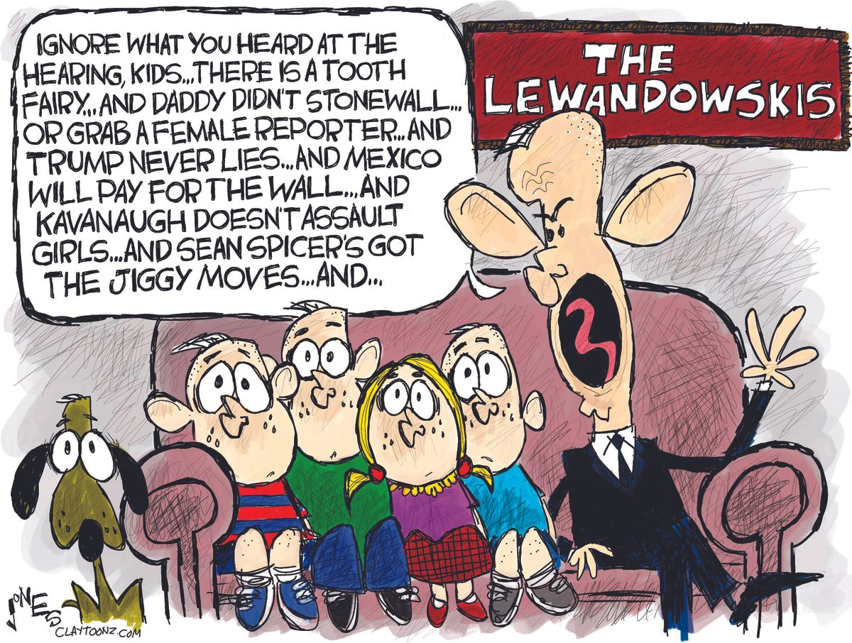 Political Cartoon U.S. Corey Lewandowski Fairy Tales congressional ...