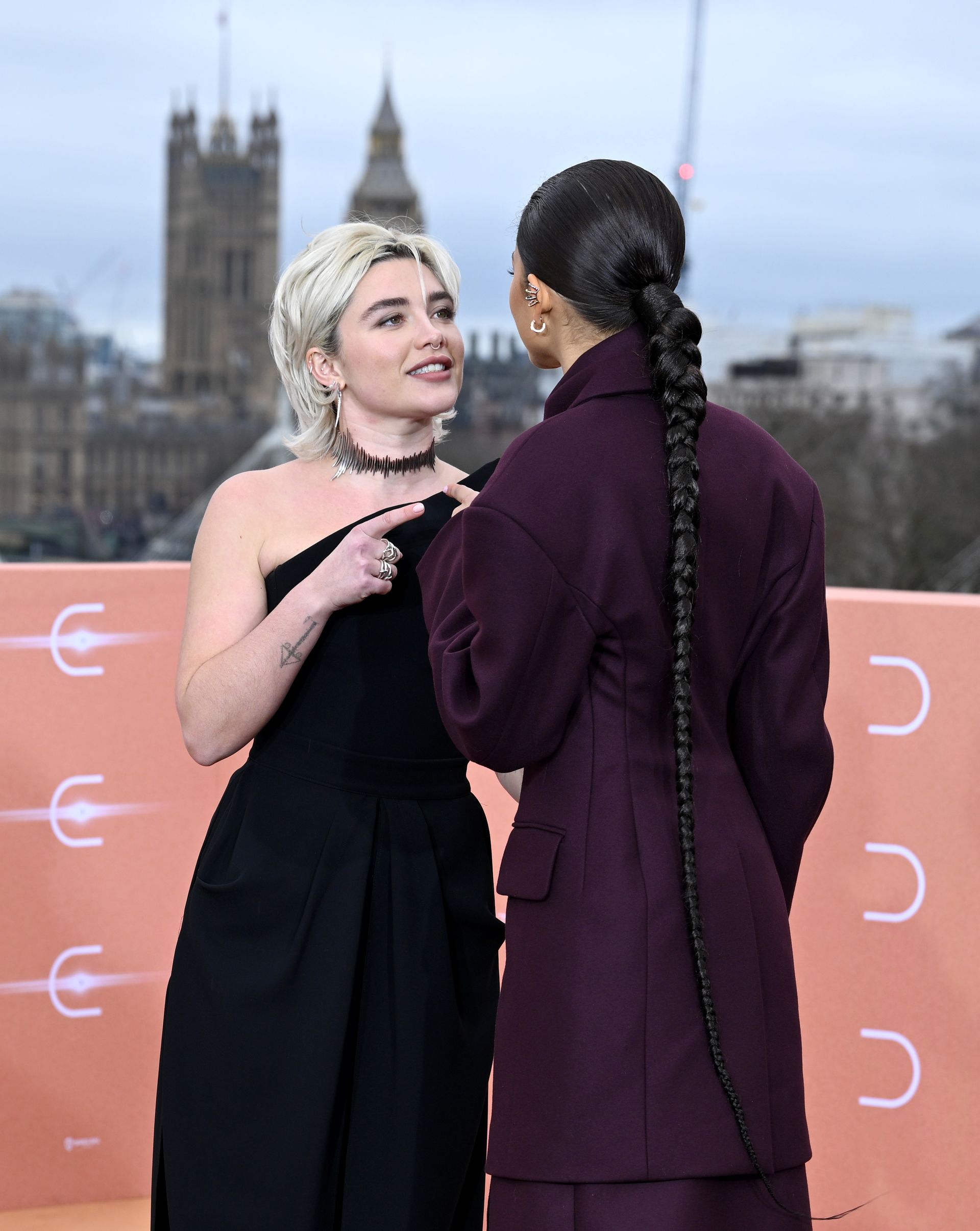 Zendaya Wore the Longest Braid to Promote Dune: Part Two | Marie Claire