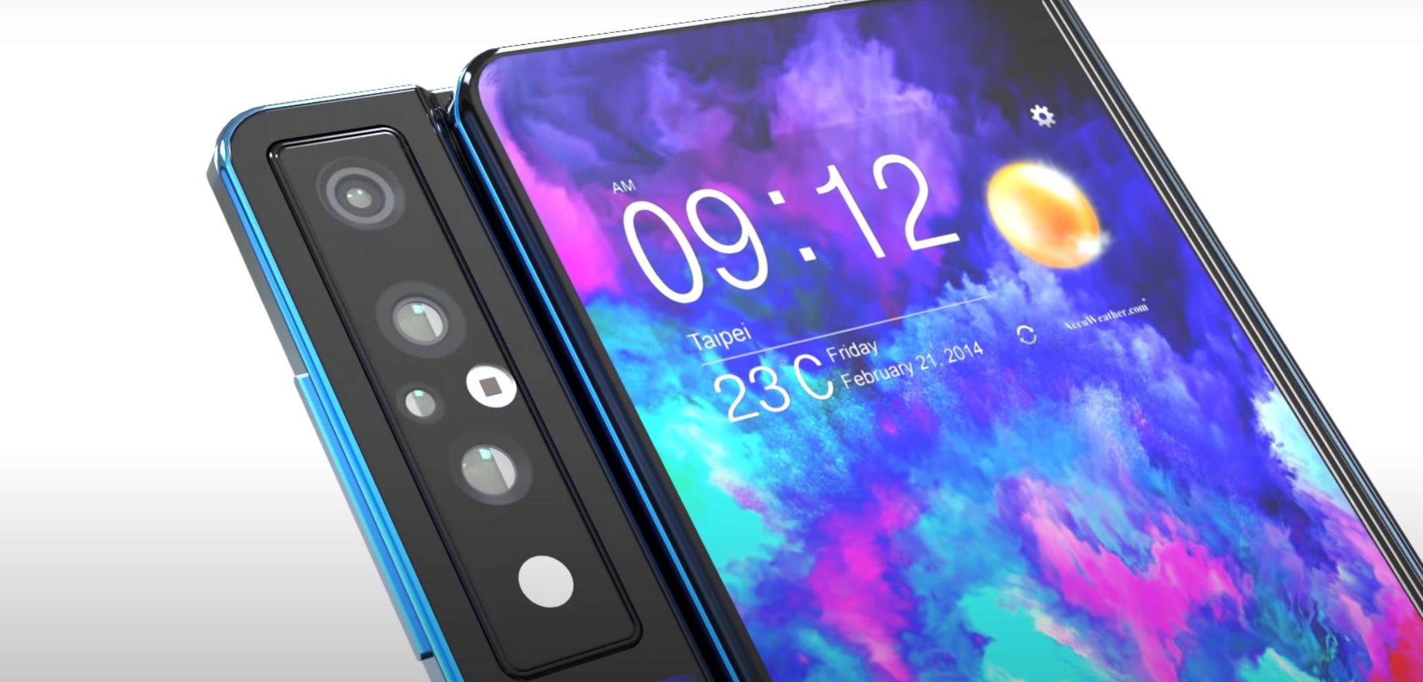 Stunning Samsung Galaxy Fold 2 video shows three screens and rotating ...