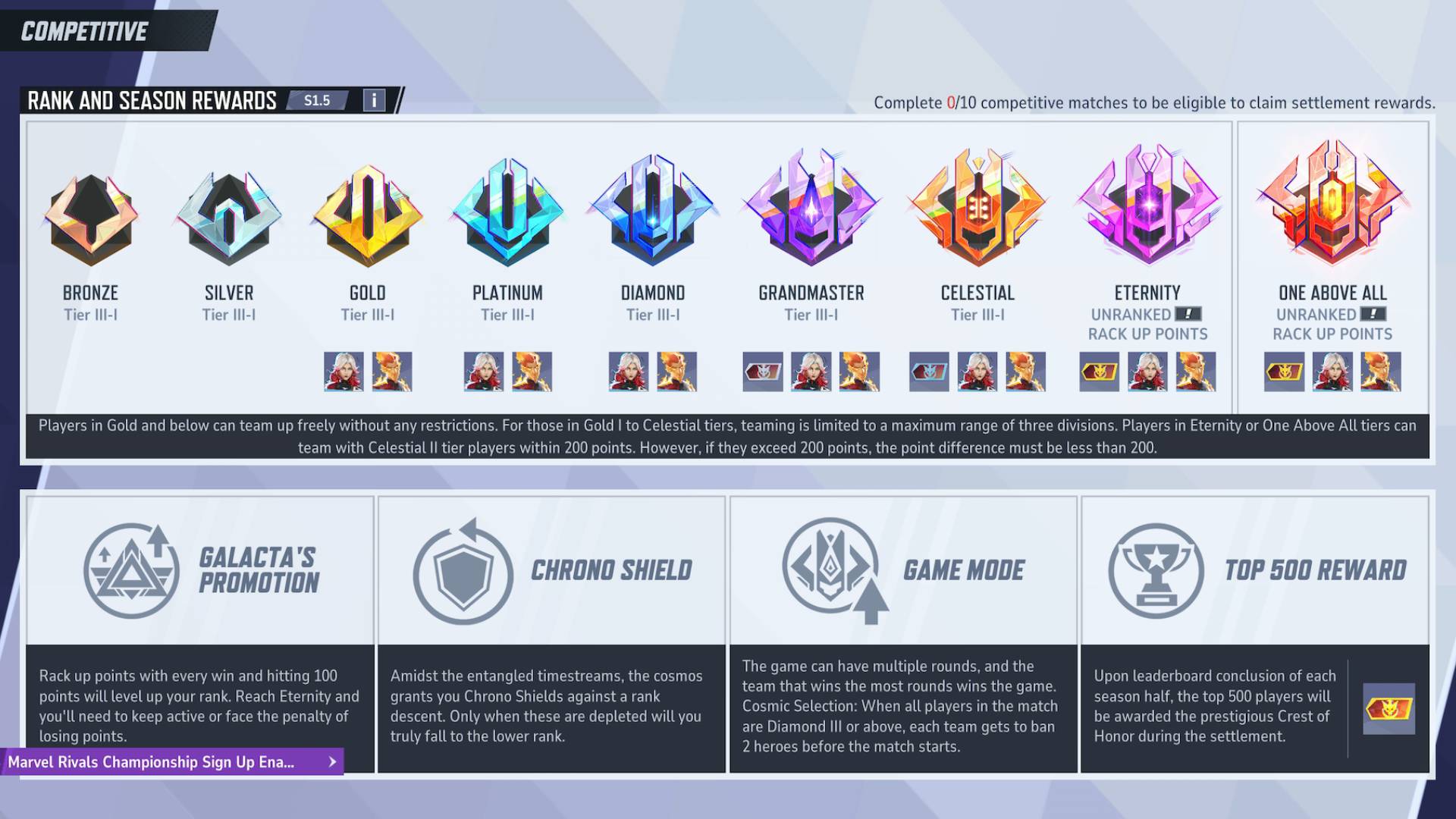 Marvel Rivals ranks and competitive mode explained | GamesRadar+