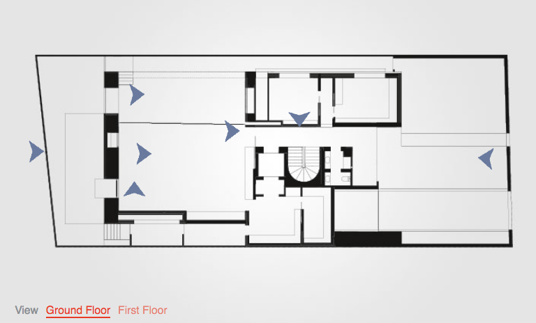 Interactive floor plan: Armadale Residence by B.E, Australia | Wallpaper
