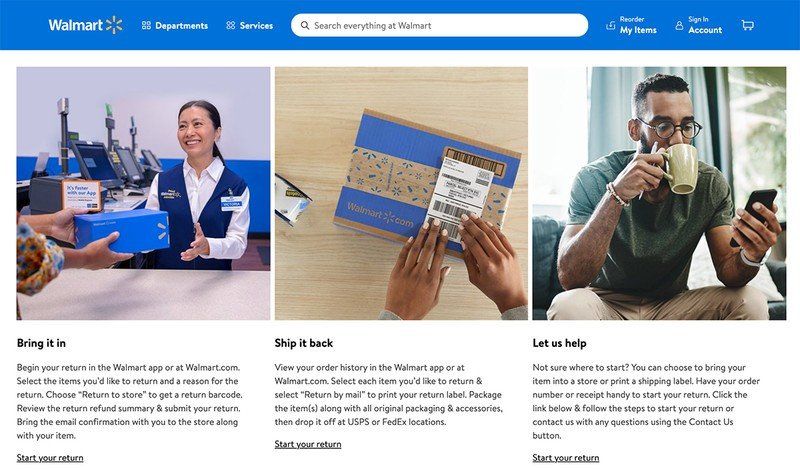 How to return a gift to Walmart | Android Central