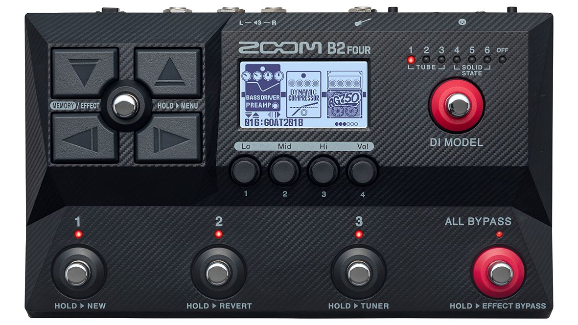Zoom reveals its new compact bass multi-fx and amp emulator pedal: the ...