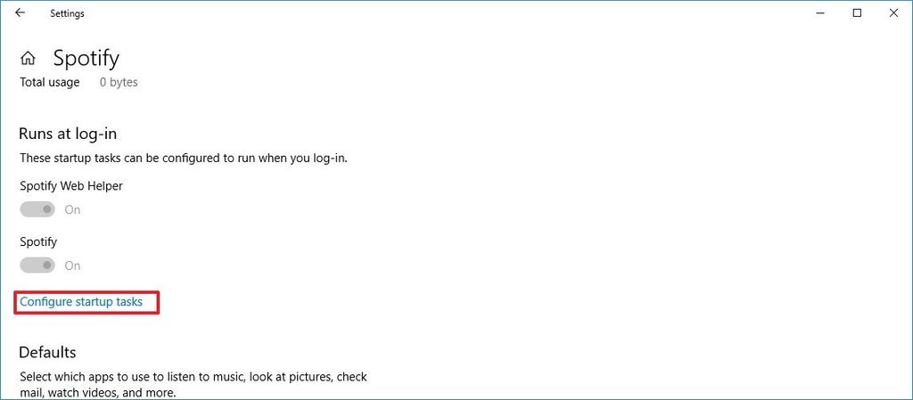 How to manage apps settings on Windows 10 April 2018 Update | Windows ...