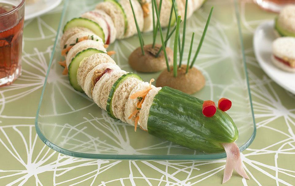 Snake sandwiches | Lunch Recipes | GoodtoKnow