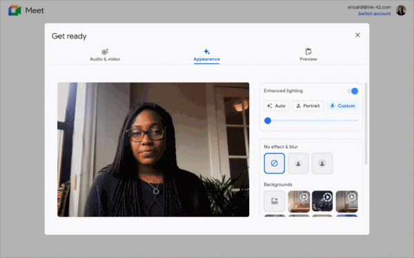 Google Meet is going to make you look a whole lot better with more AI ...