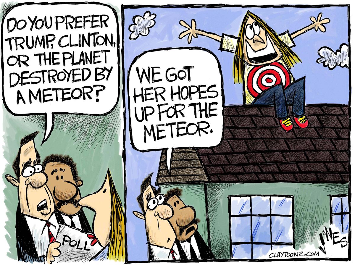 Political cartoon U.S. Voters presidential election | The Week