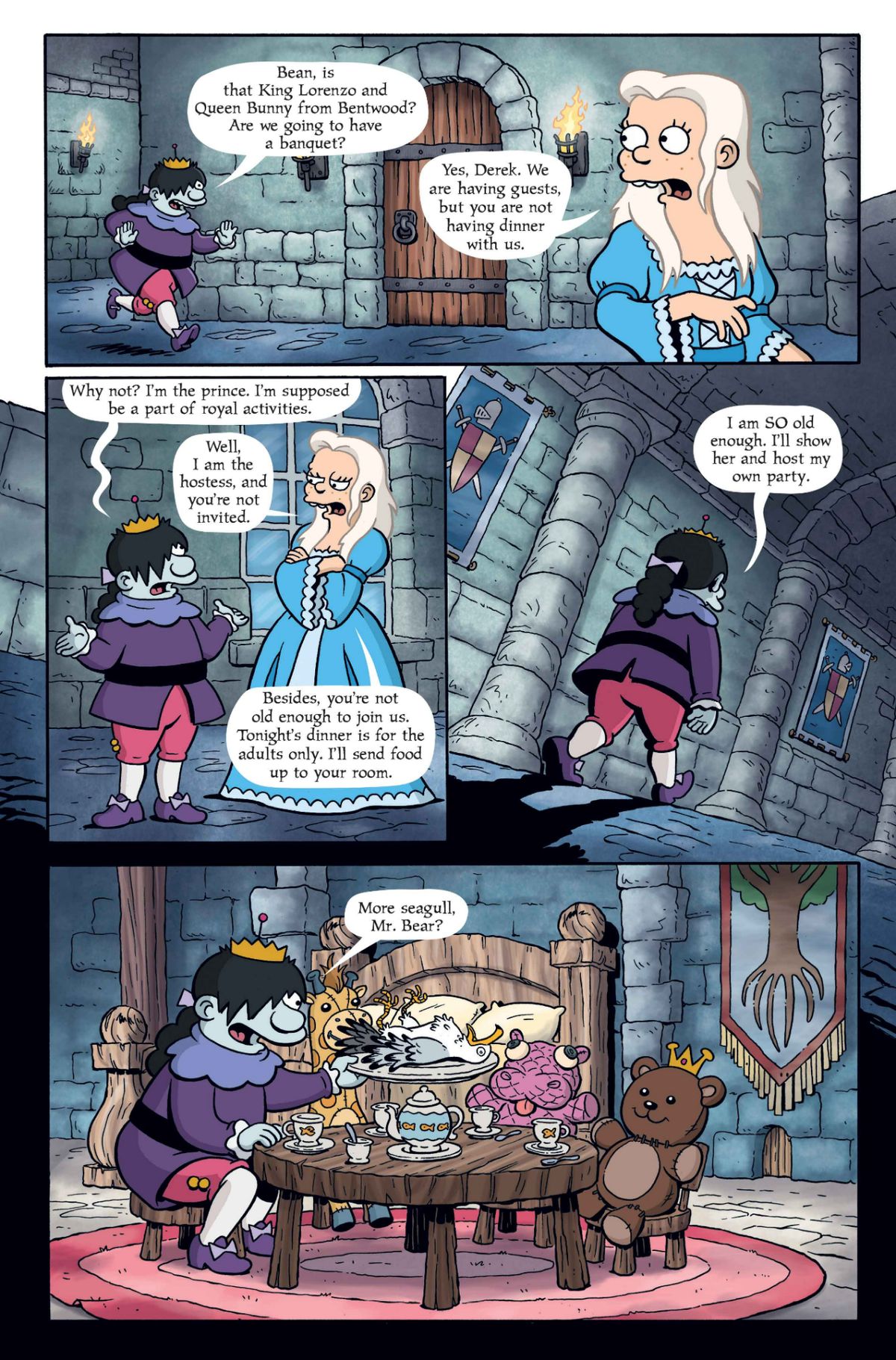 Matt Groening's Disenchantment comes to comics with "over 500 pages" of ...