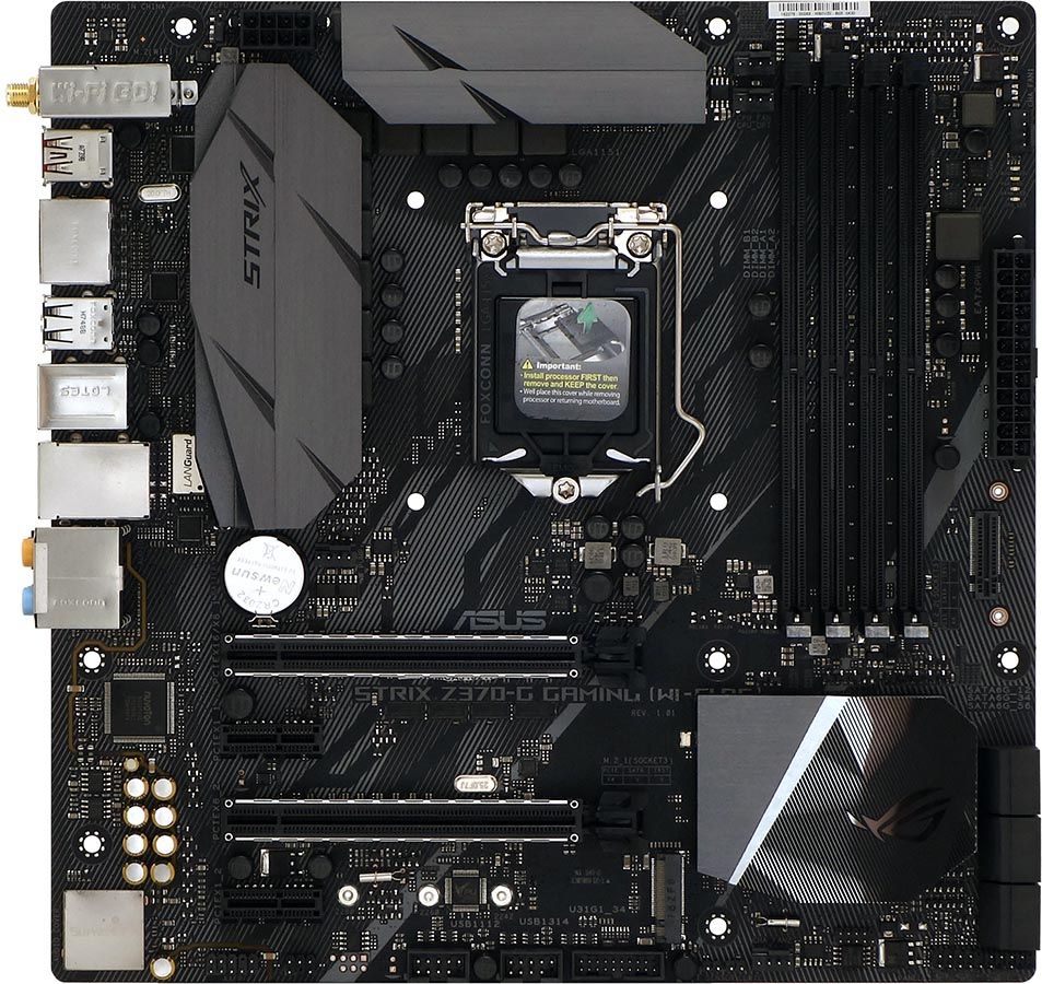 Asus ROG Strix Z370-G Gaming Motherboard Review: Top Micro-ATX Z370 ...