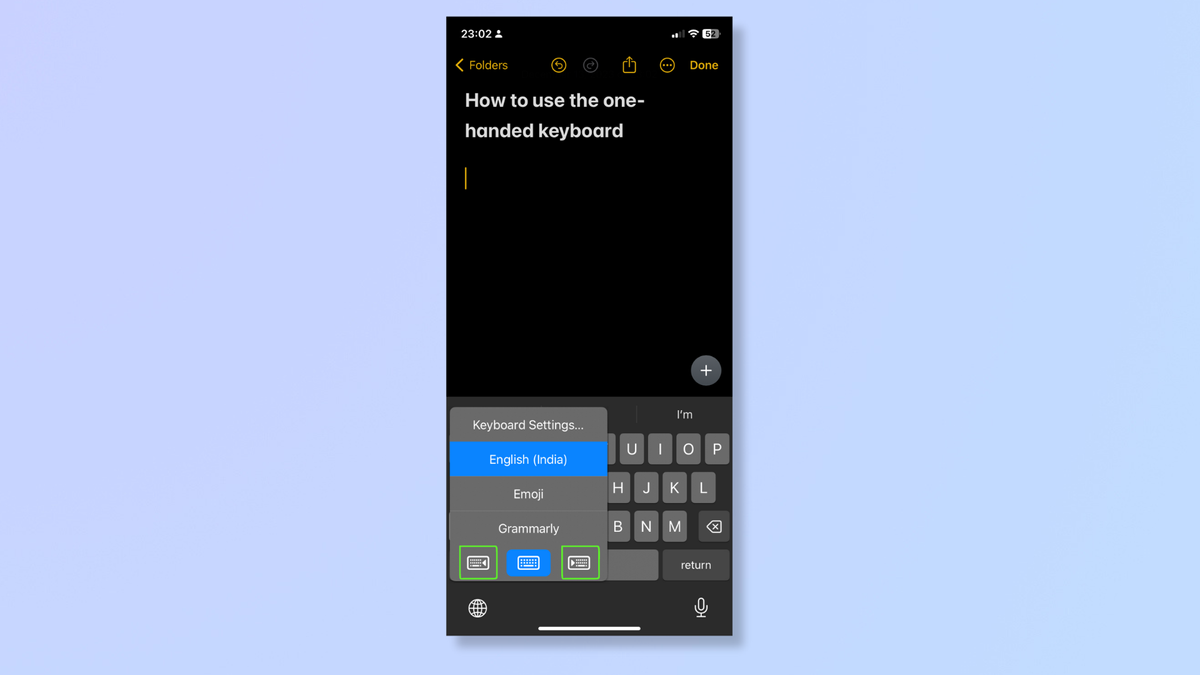 How To Use Ios One Handed Keyboard Toms Guide