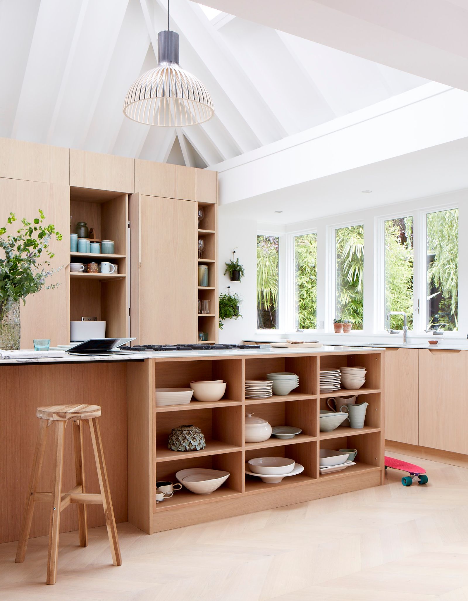 Tour this modern Scandi style London home with a beautiful rear extension