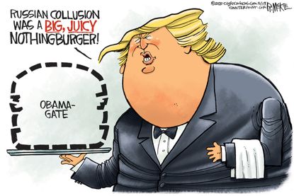 5 hilarious cartoons about Trump's vague 'Obamagate' allegations | The Week