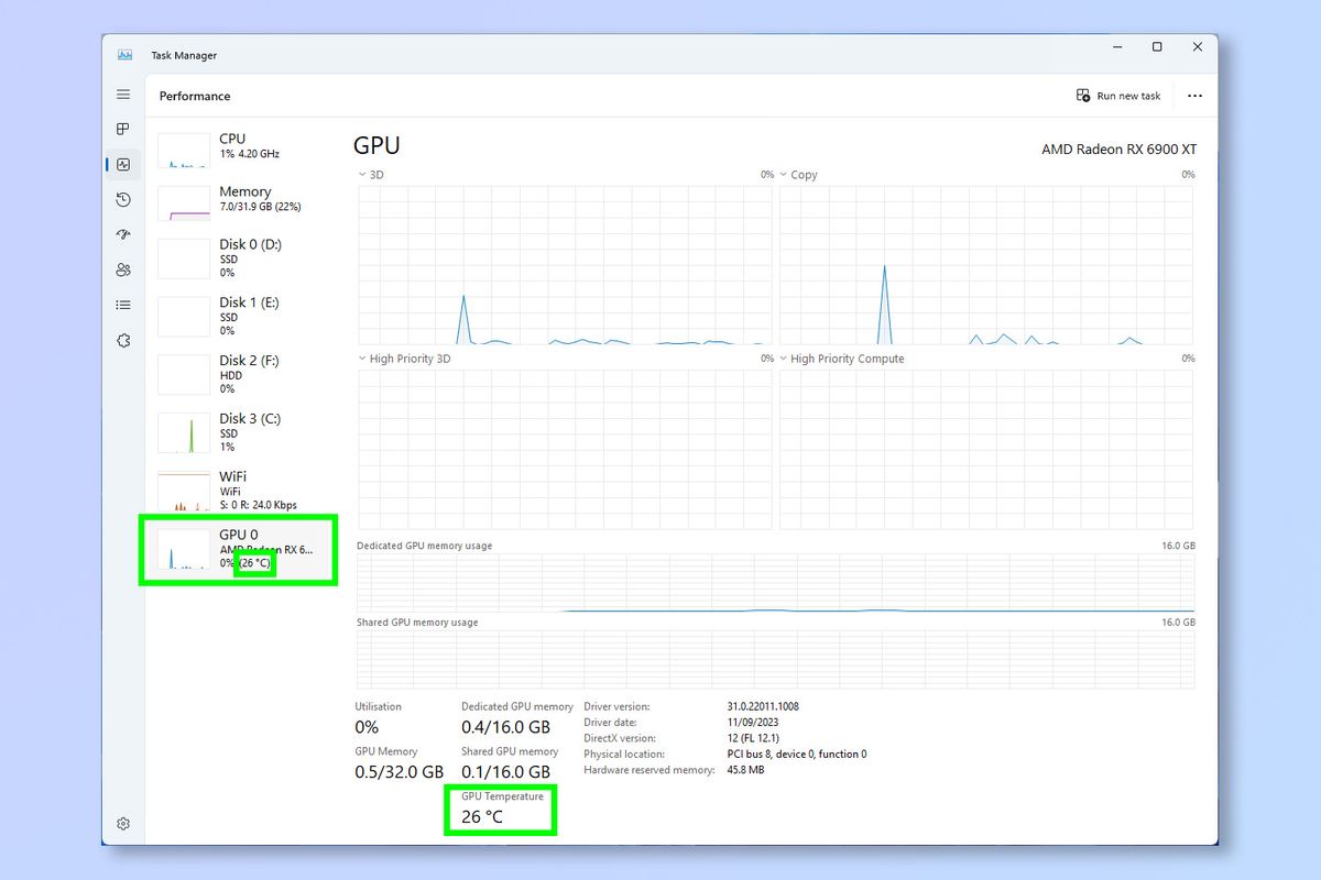 How to check your GPU temperature in Windows 11 | Tom's Guide
