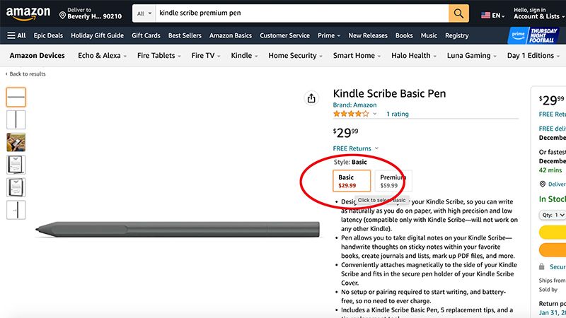 How to replace an Amazon Kindle Scribe pen | Android Central