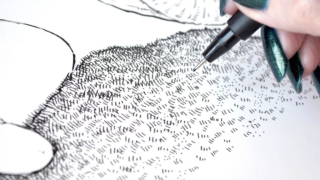 Create organic textures in ink | Creative Bloq