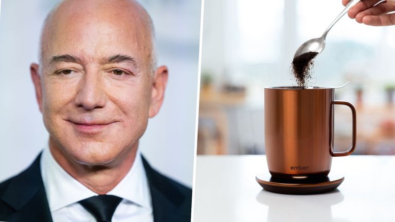 Jeff Bezos's favorite smart mug is actually 'worth its weight in gold ...