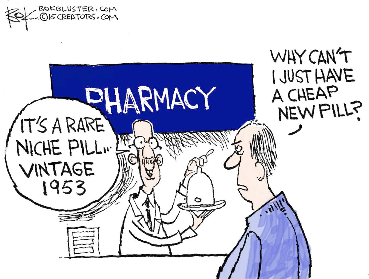 Editorial cartoon U.S. Pharmaceuticals Drugs | The Week