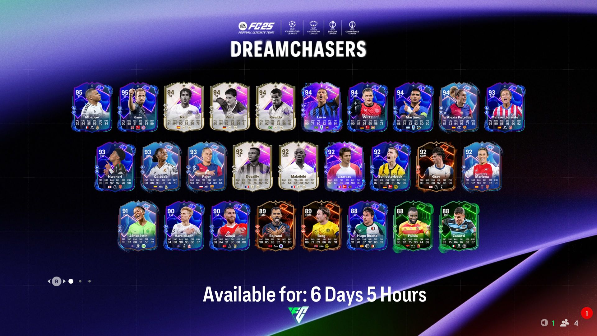 FC 25 Dreamchasers tracker and full UEFA promo guide | GamesRadar+