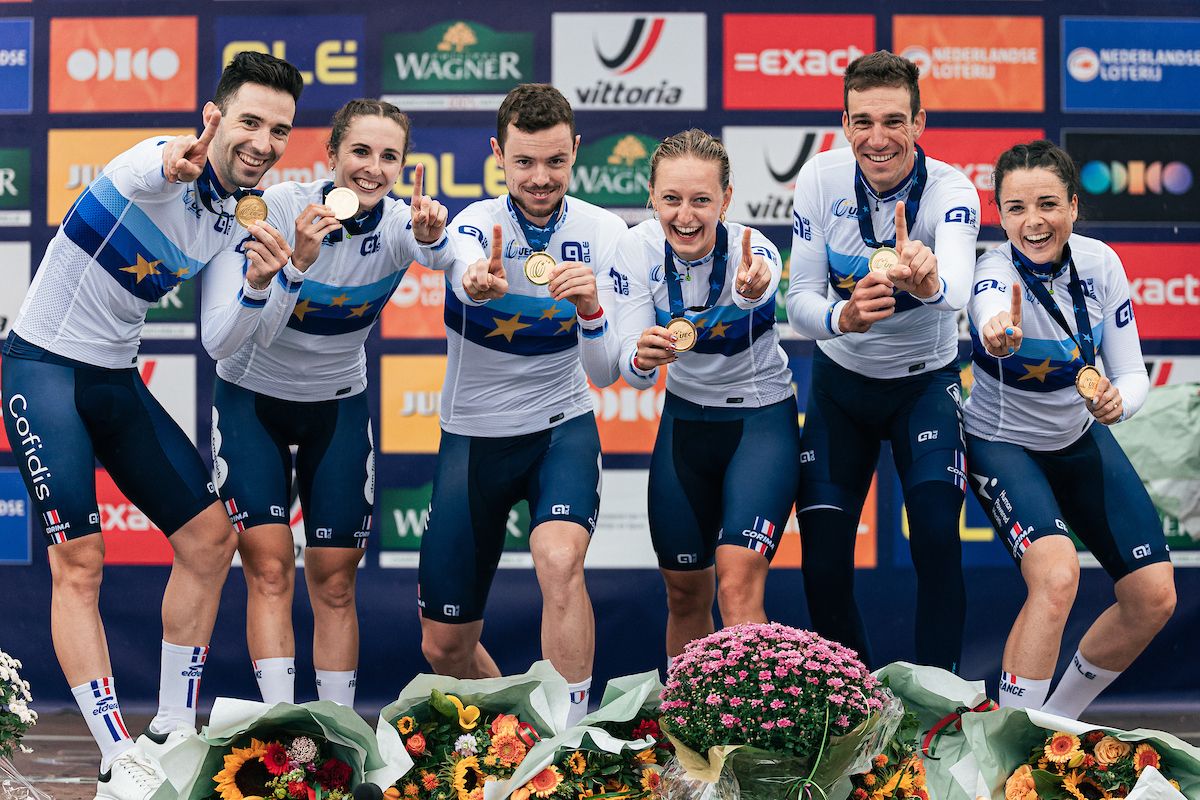 European Championships: France claim Mixed Relay TTT title | Cyclingnews