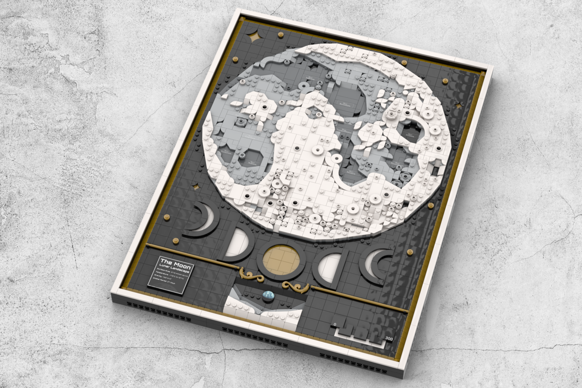 Lego Ideas submissions Lunar Landscape, Space Projection Telescope and ...