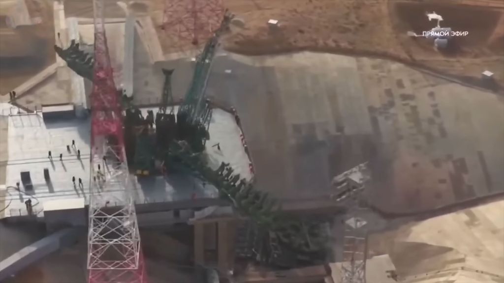 Russia's only active launch pad for cosmonauts damaged by Soyuz crew ...