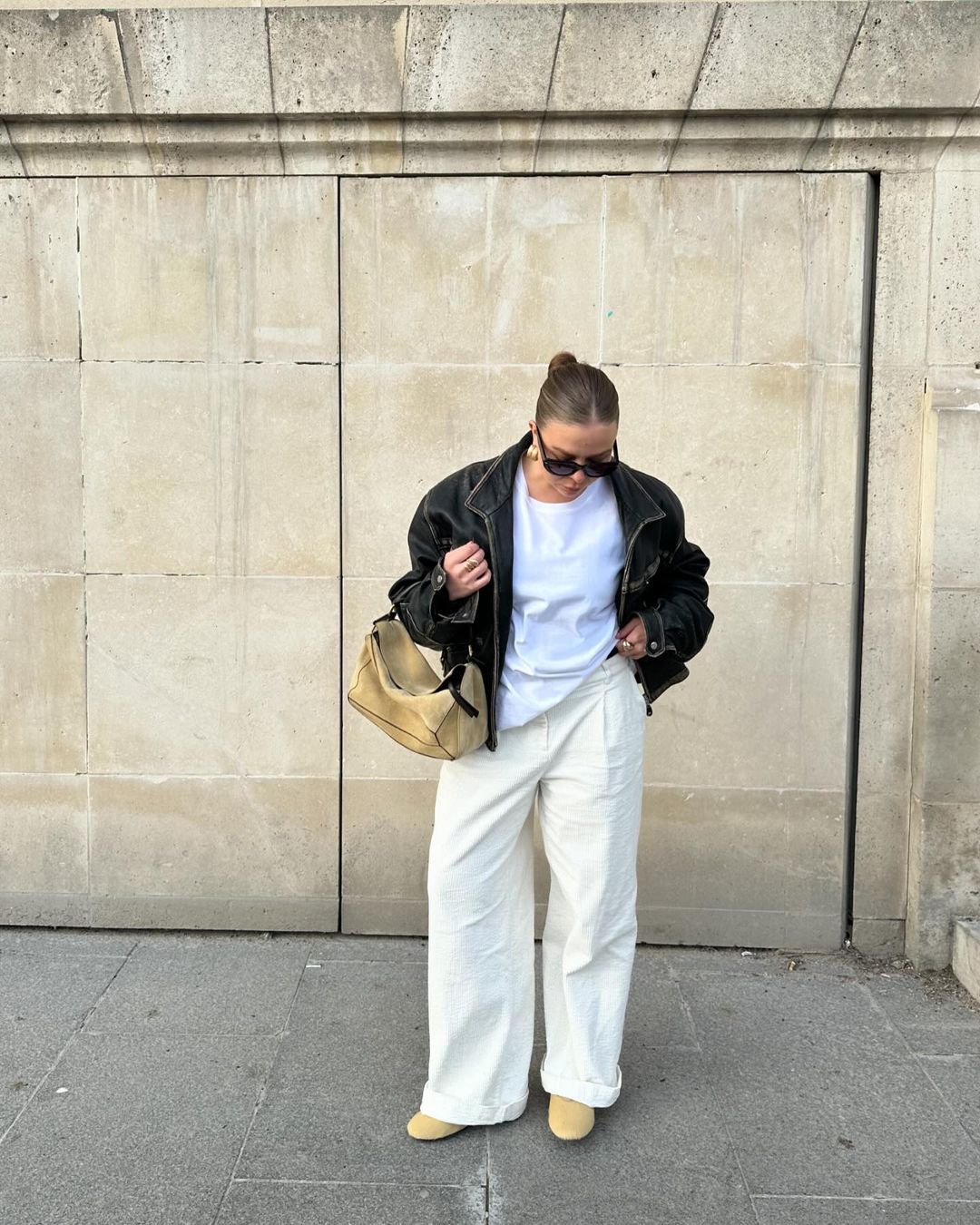 Fashion People Are Wearing Cream Jeans as a Classy Alternative for ...