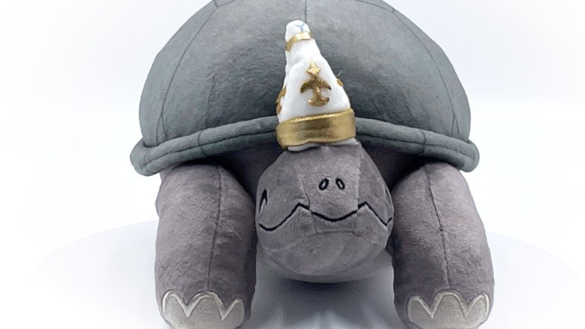 The turtle pope from Elden Ring is now a plushie, and I've never felt ...
